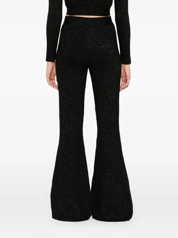Palm Angels Logo Tape Flared Trousers