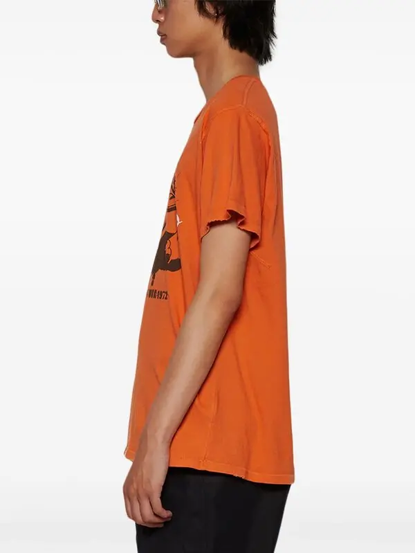 Madeworn The Rolling Stones Cotton T-Shirt - Orange | Editorialist