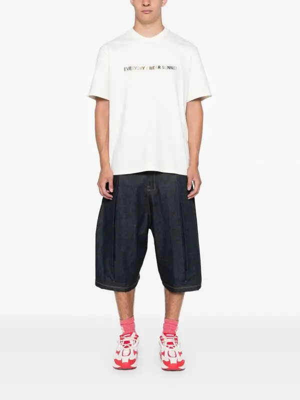 Sunnei Logo-embroidered T-shirt