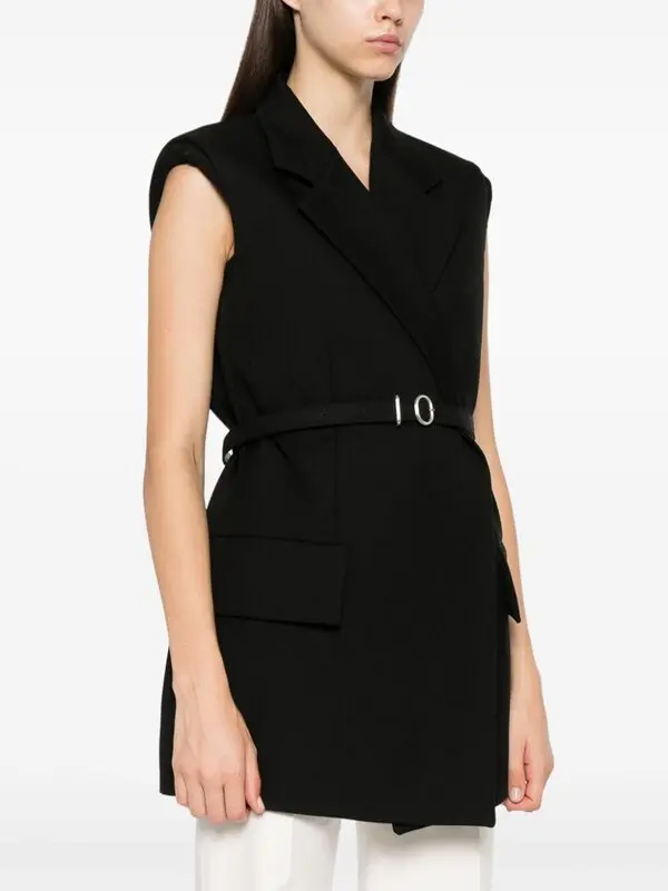 JIL SANDER Wool Sleeveless Coat
