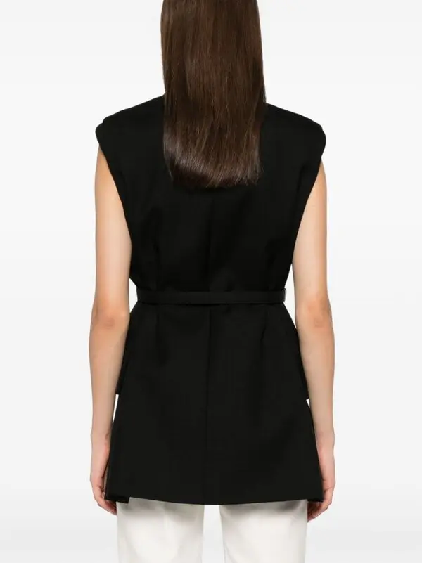 JIL SANDER Wool Sleeveless Coat