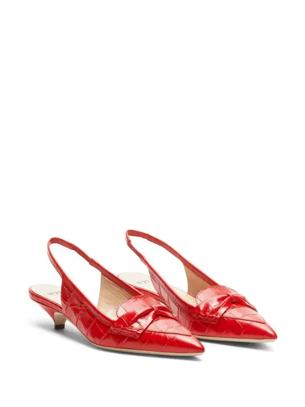 N°21 30mm Bow Slingback Pumps