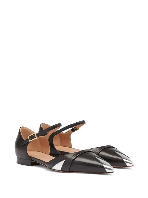 MALONE SOULIERS Ulla Ballerina Shoes - Black