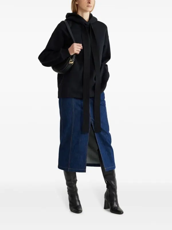 PATOU Archive Grosgrain Hoodie