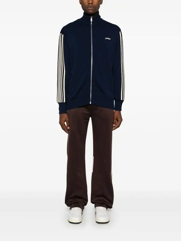 AUTRY Logo-embroidered Sweatshirt - Blue