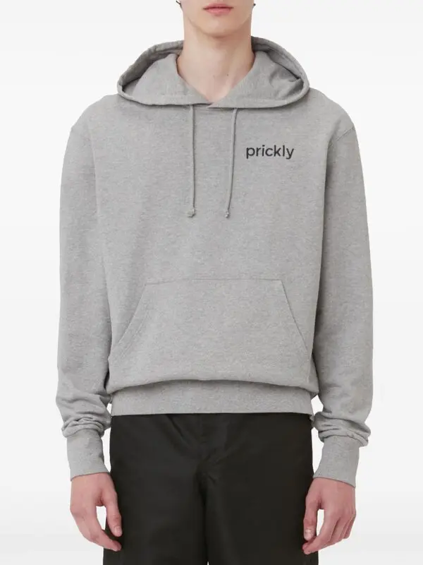 JW Anderson Prickly Slogan-print Hoodie