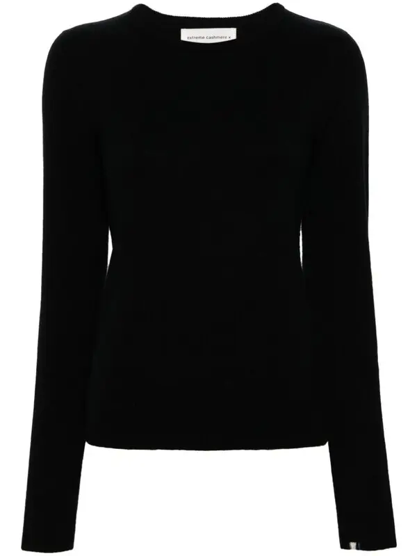 Extreme Cashmere Fine-knit Jumper - Black