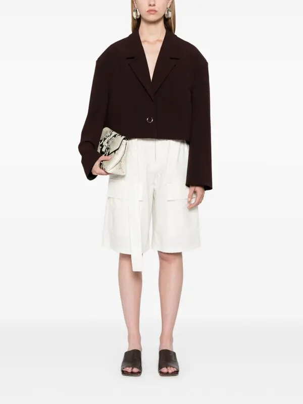 JIL SANDER Water-repellent Cotton Shorts