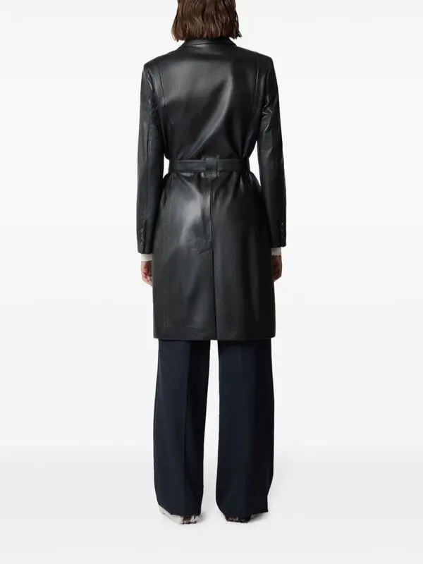 TOD'S Leather Trench Coat