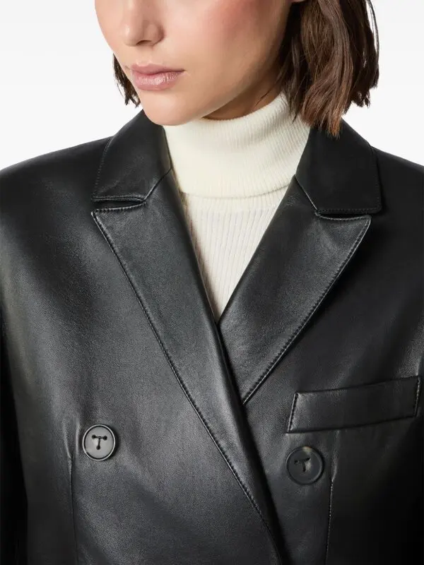 TOD'S Leather Trench Coat