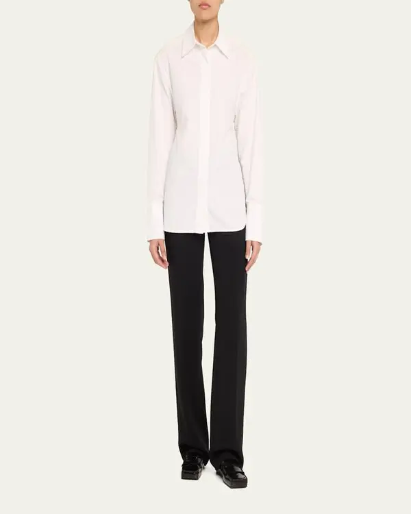 Jacquemus Leather Square-toe Penny Loafers