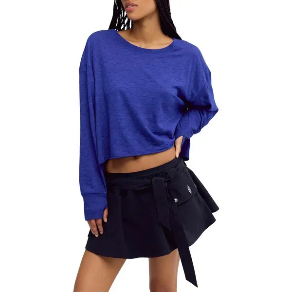 Free People My Time Layer Crop Top - Jam