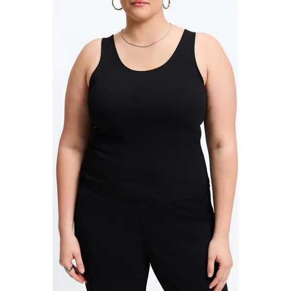 Foxcroft Georgia Crepe Knit Tank