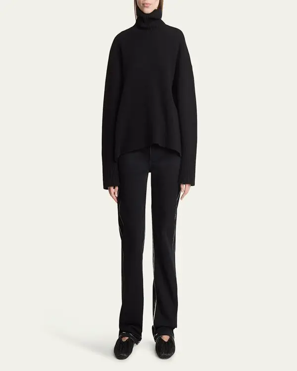 Proenza Schouler Loft Eco Cashmere Sweater - Black