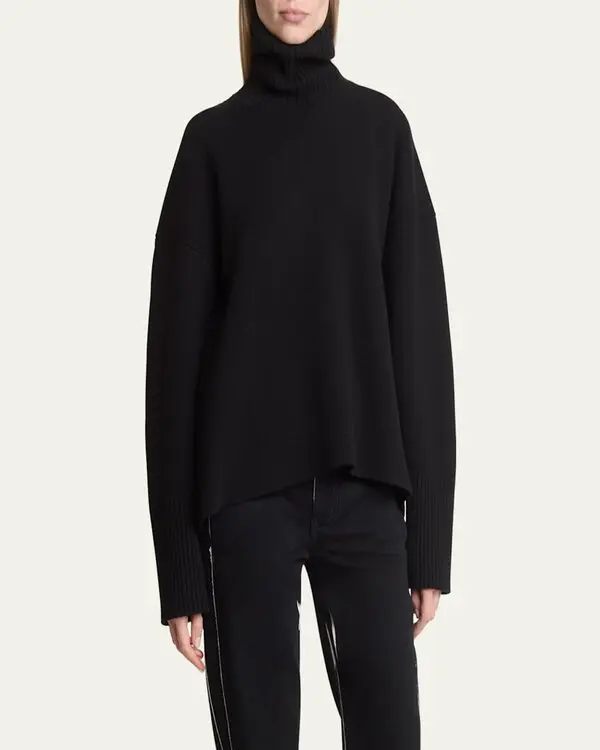 Proenza Schouler Loft Eco Cashmere Sweater - Black