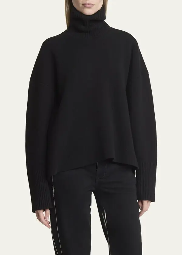 Proenza Schouler Loft Eco Cashmere Sweater - Black