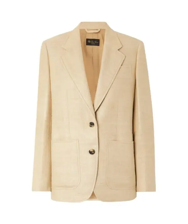 Loro Piana Maria Silk-tweed Blazer