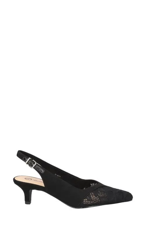 BELLA VITA Marquette Pointed Toe Slingback Pump