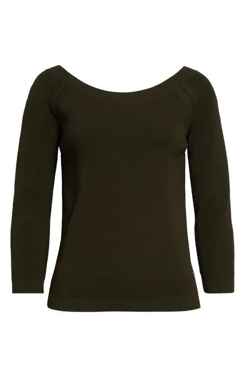 St. John Fine Gauge Rib Sweater