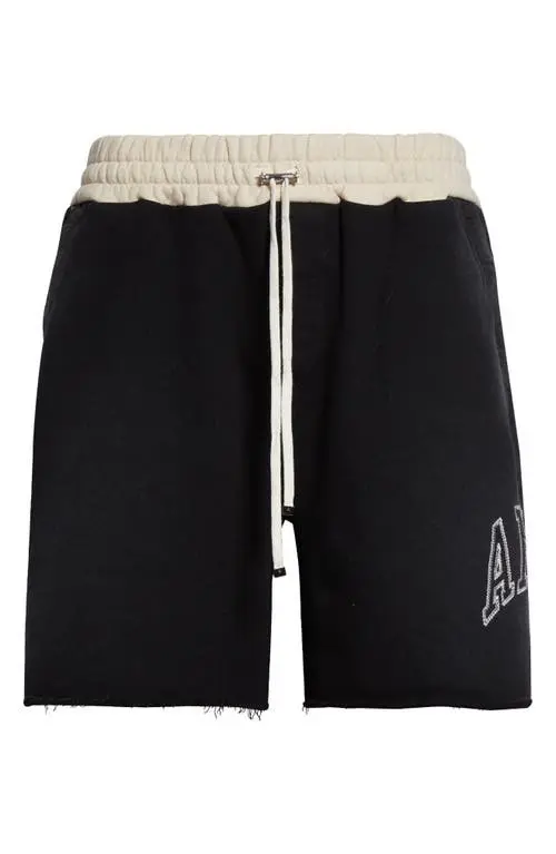 Amiri Collegiate Cotton Fleece Shorts