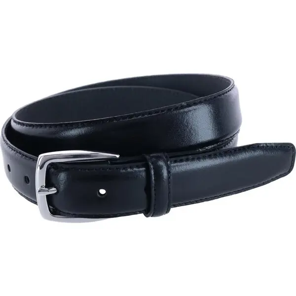 Trafalgar Jameson 31mm Leather Dress Belt - Black