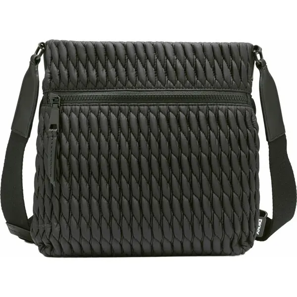 Dkny Nylon Crossbody Bag - Black/black