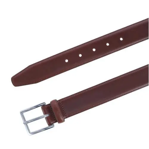 Trafalgar Orion Smooth Calfskin 35mm Dress Belt - Brown