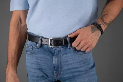 Trafalgar Orion Smooth Calfskin 35mm Dress Belt - Brown
