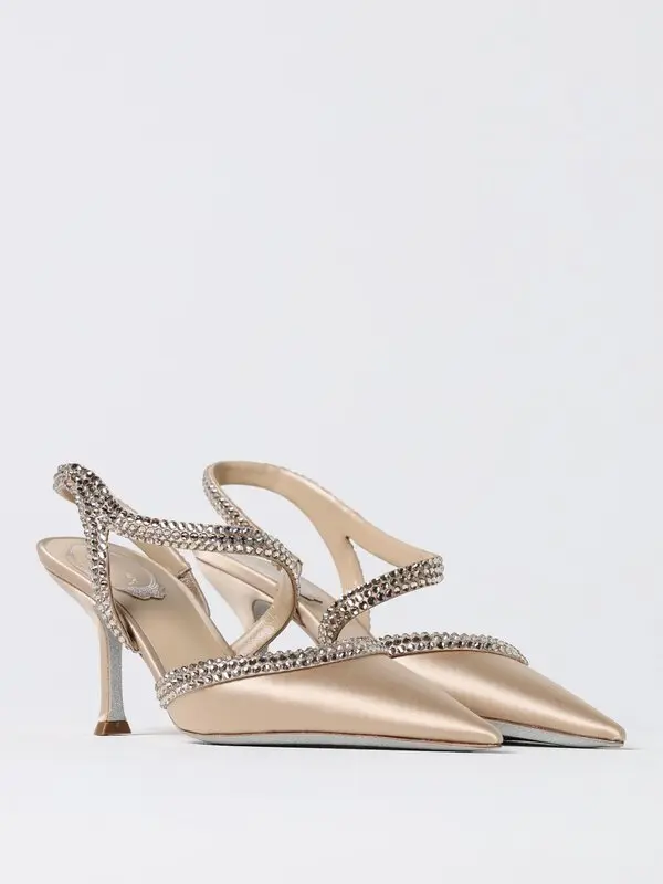 Rene Caovilla High Heel Shoes - Beige