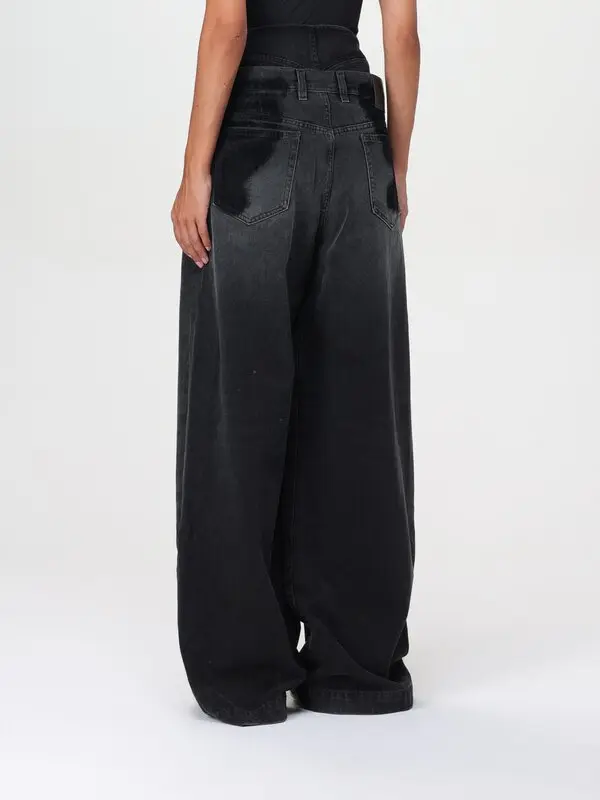 Attico Wash Wide Leg Jeans