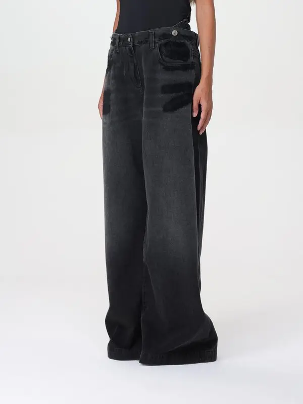 Attico Wash Wide Leg Jeans
