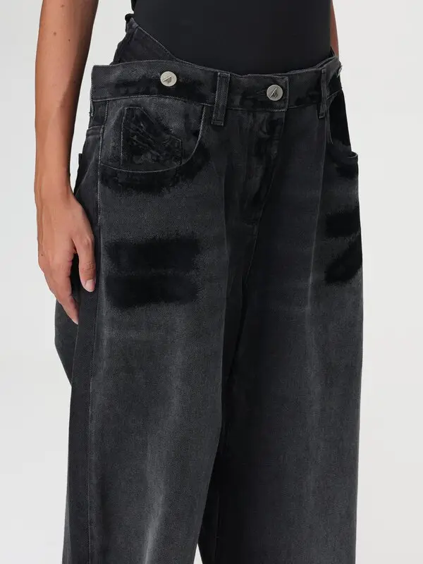 Attico Wash Wide Leg Jeans