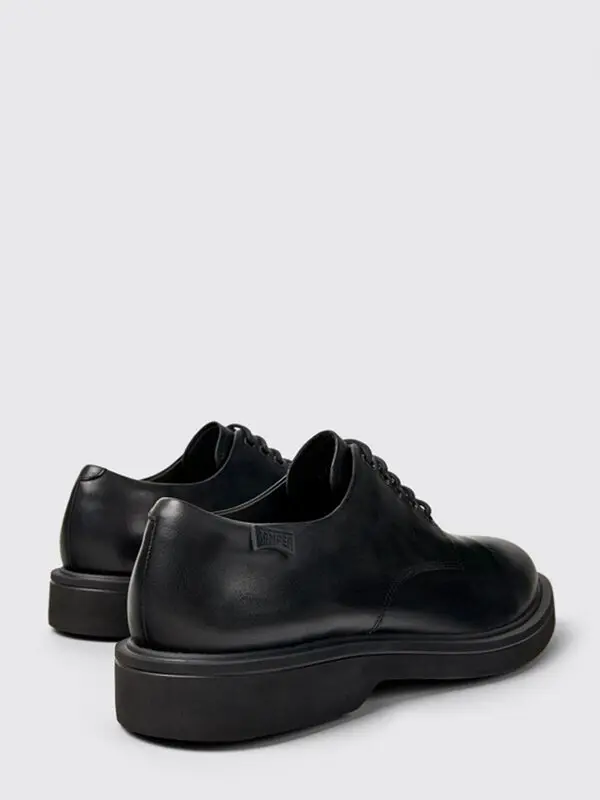 Camper Leather Brogue Shoes - Black