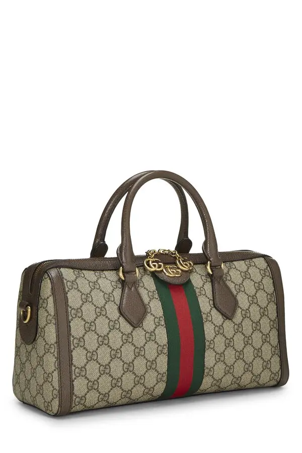Gucci Original Gg Supreme Ophidia Top Handle Bag