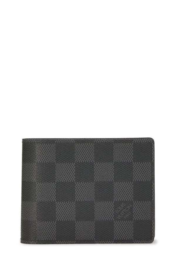 LOUIS VUITTON Damier Graphite Multiple Wallet - Black