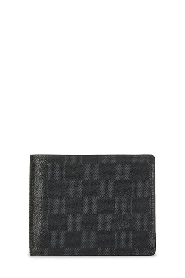 LOUIS VUITTON Damier Graphite Multiple Wallet - Black