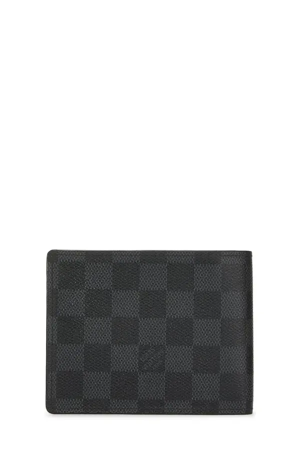 LOUIS VUITTON Damier Graphite Multiple Wallet - Black