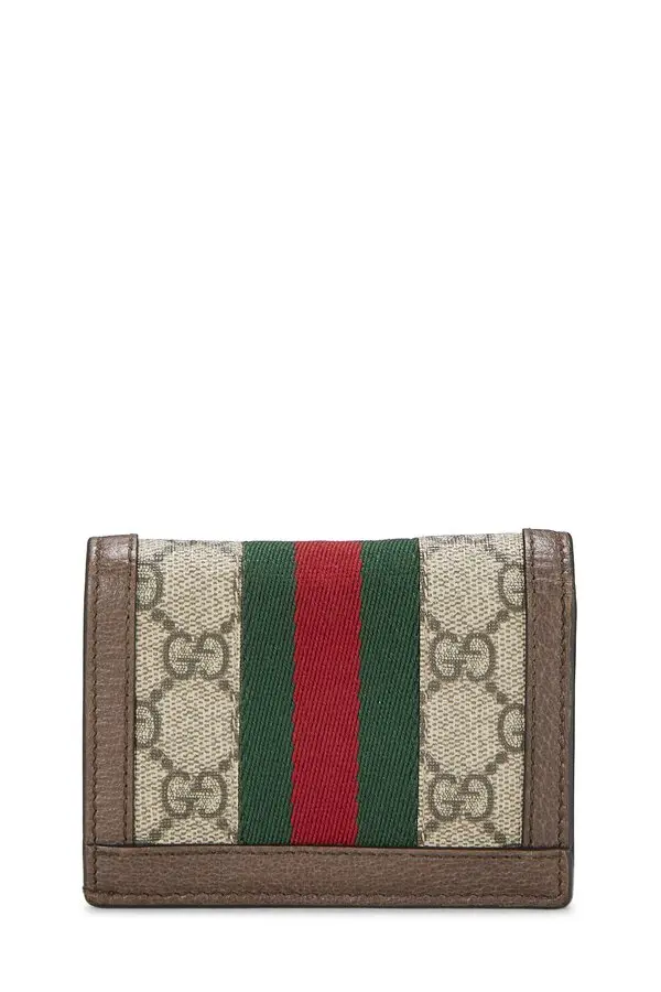 Gucci Original Gg Supreme Canvas Ophidia Compact Wallet