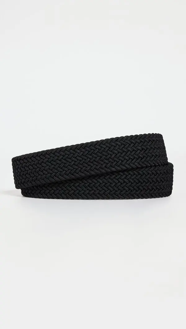Anderson's Braided Woven Belt - Black N1