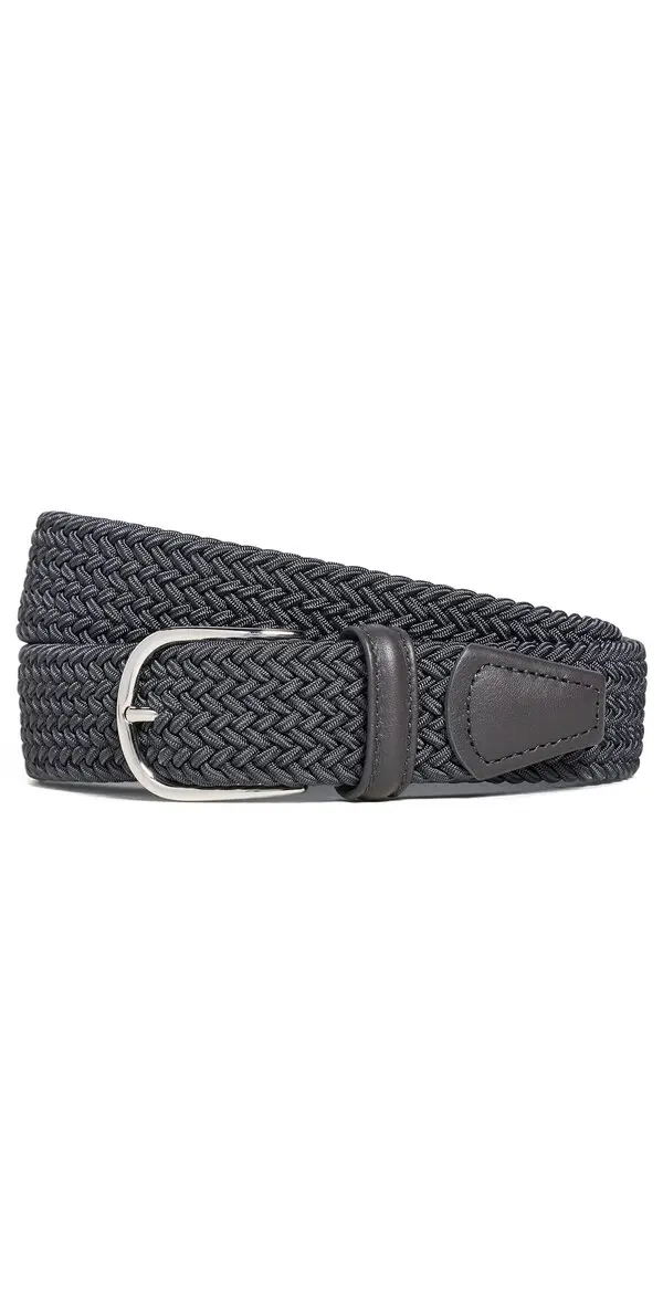Anderson's Woven Belt - Dark Grey G4