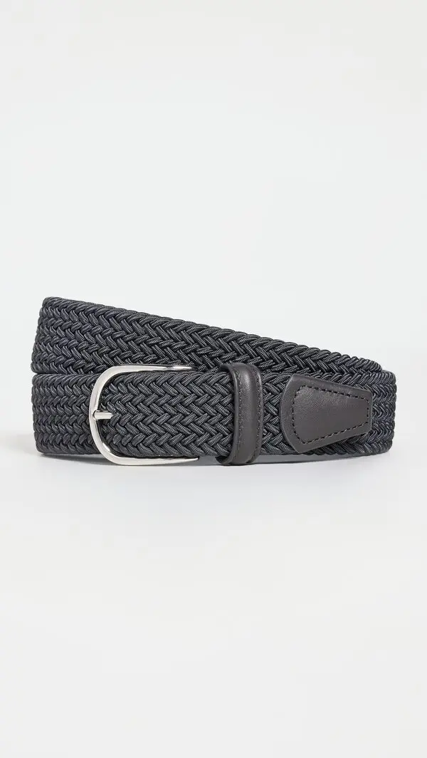 Anderson's Nylon Woven Belt - Dark Grey G4