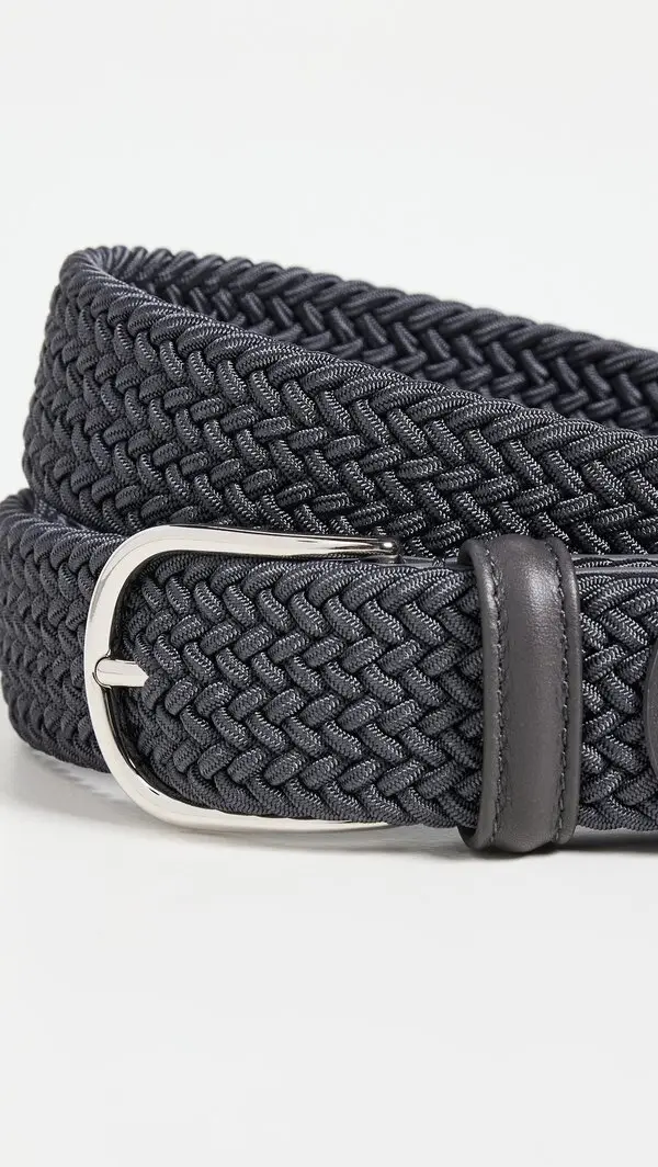 Anderson's Nylon Woven Belt - Dark Grey G4