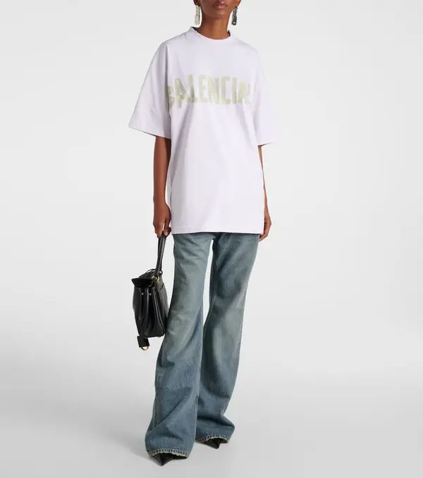 Balenciaga Mid-rise Flared Jeans - Blue