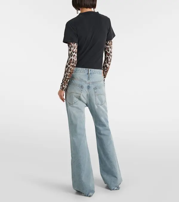 Balenciaga Mid-rise Flared Jeans