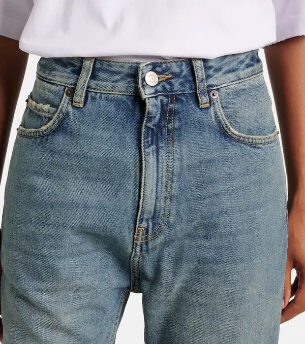 Balenciaga Mid-rise Flared Jeans - Blue