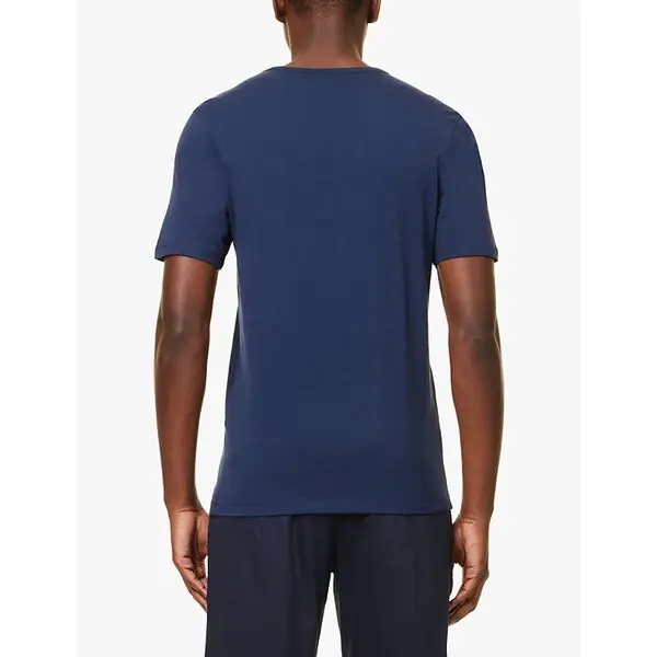BOSS Crewneck Brand-embroidered Pack Of Three Cotton-jersey T-shirts