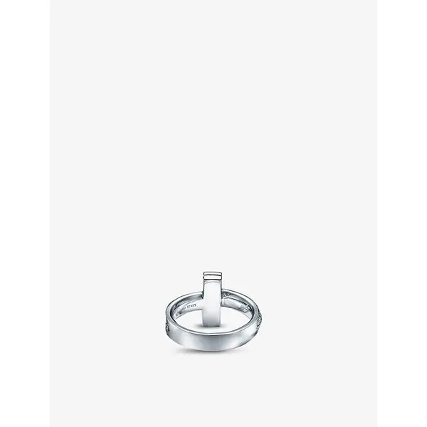 Tiffany & Co. T1 Wide And Diamond Ring - 18ct White Gold