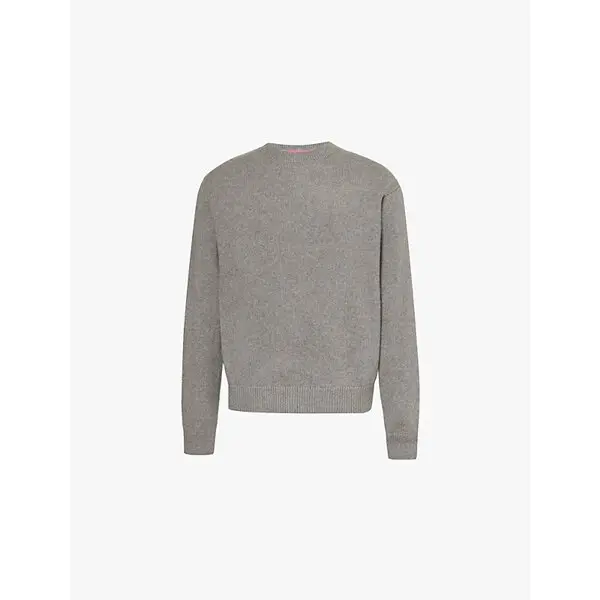 THE ELDER STATESMAN Crewneck Brushed Regular-fit Cashmere Jumper