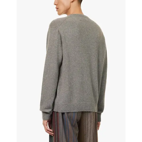 THE ELDER STATESMAN Crewneck Brushed Regular-fit Cashmere Jumper