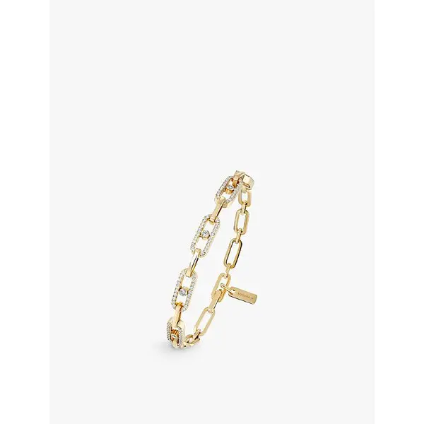 Messika Move Link Diamond Bracelet - Yellow Gold